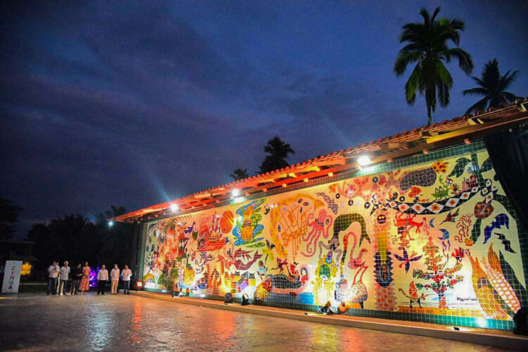 Jorge Sánchez encabeza develación de Mural del Museo del Coco