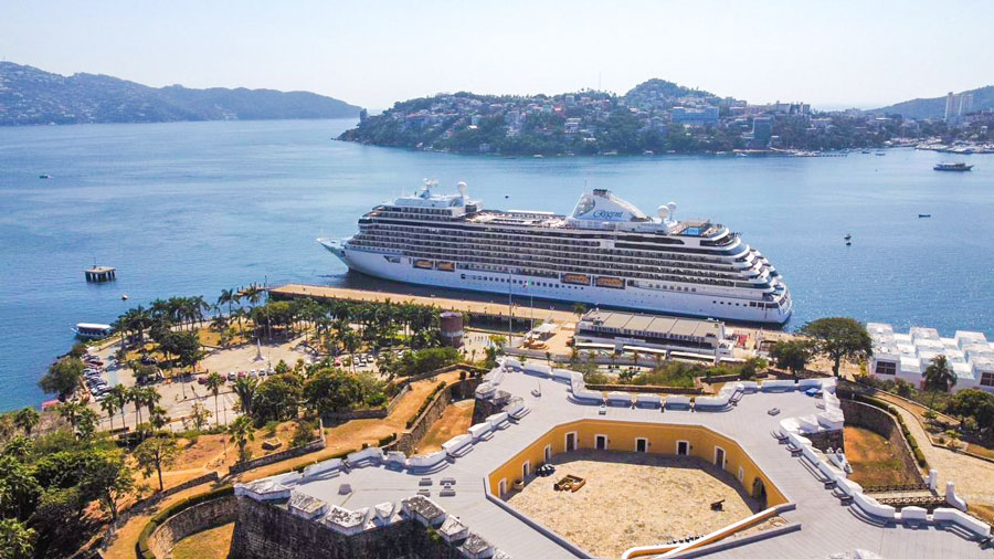 Arriba el noveno crucero de la temporada al Puerto de Acapulco
