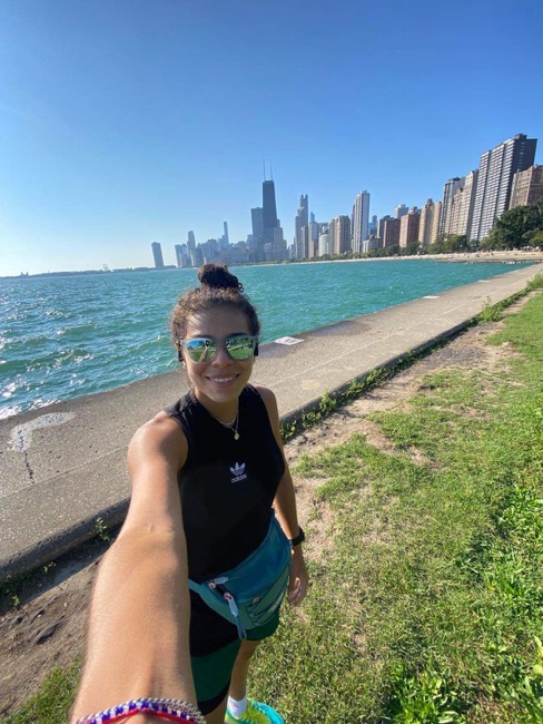 La atleta Zihuatanejense Coral Álvarez se encuentra en Chicago Illinois ...
