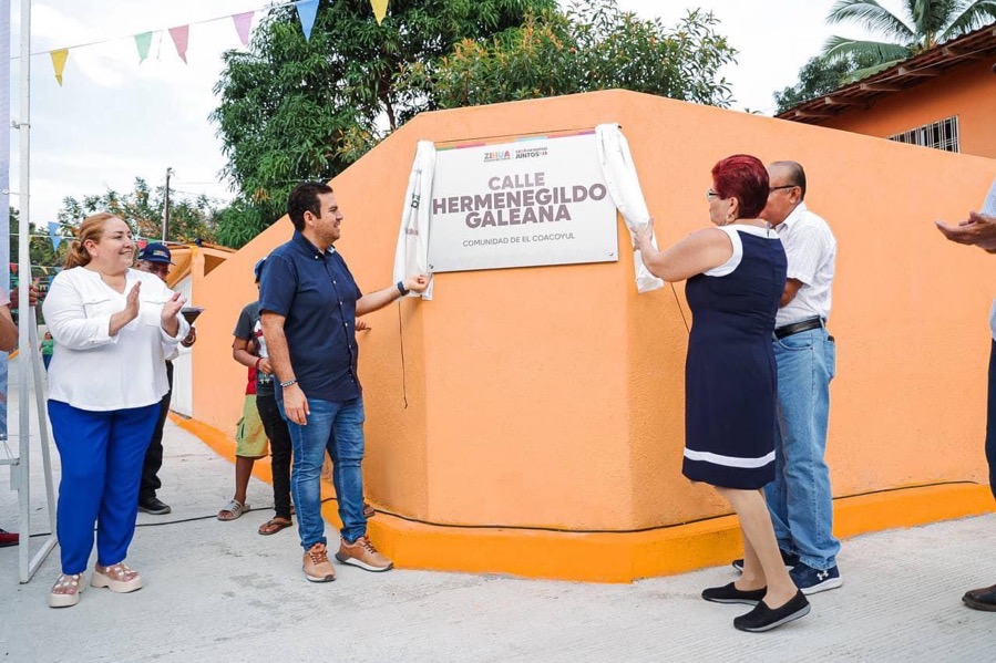 Presidente Jorge Sánchez Allec inaugura pavimentación de calle ...